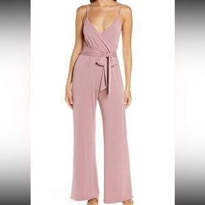 l*space | Pants & Jumpsuits | Lspace Alora Wide Leg Jumpsuit Dusty Rose ...